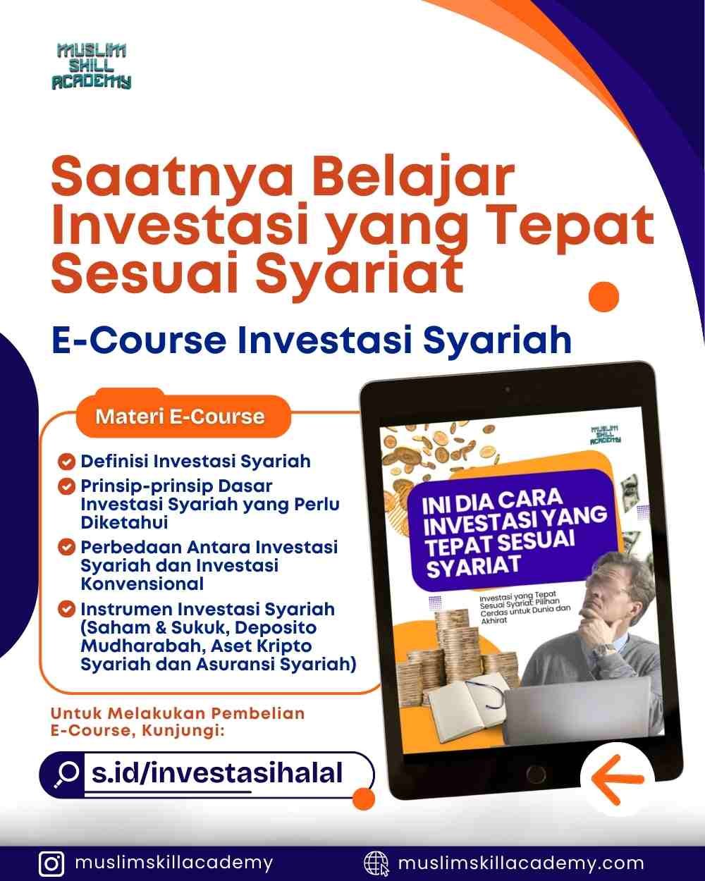 E-Course Investasi Syariah - Muslim Skill Academy